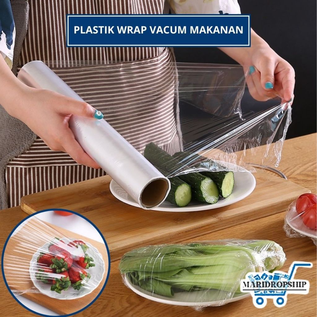 Jual WRAPPING MAKANAN 30CM ROLL / CLING WRAP PLASTIK WRAPING ...
