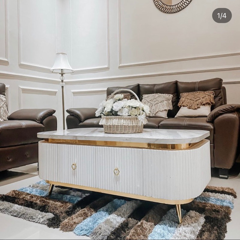 Jual coffee table modern | Shopee Indonesia