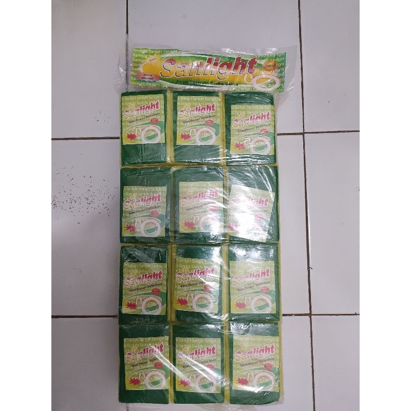 Jual Spon busa Sunlight / spon cuci piring 1 pak 24 pcs | Shopee Indonesia