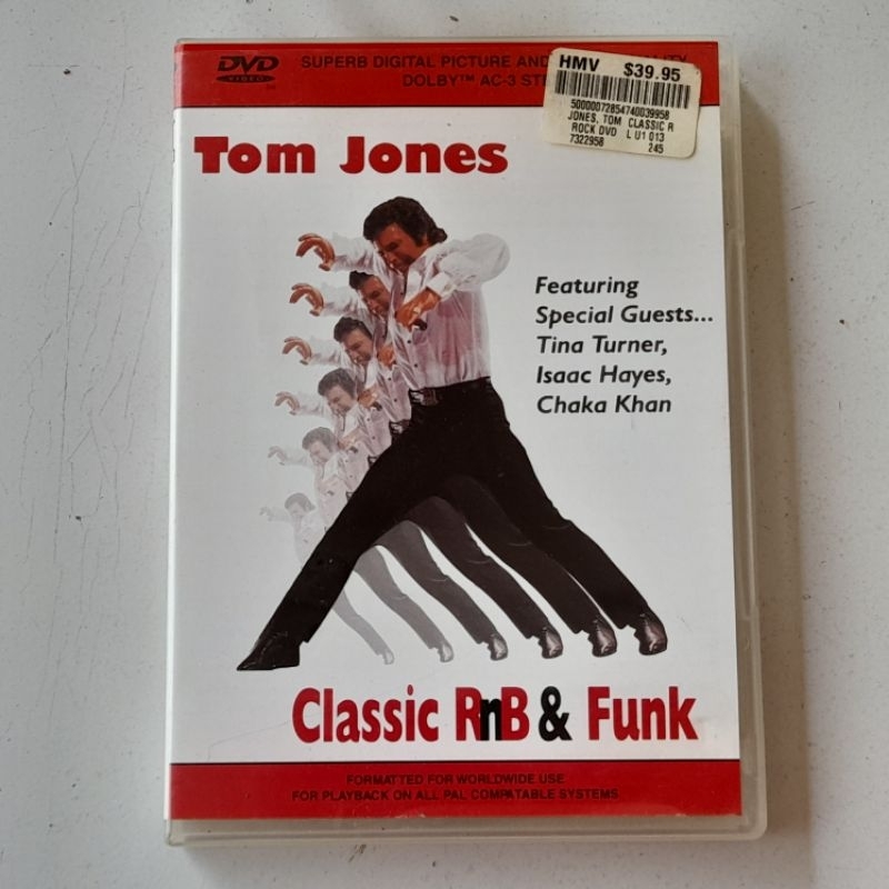 Jual DVD Tom Jones - Classic RnB & Funk ORIGINAL (2000) IMPORT ...