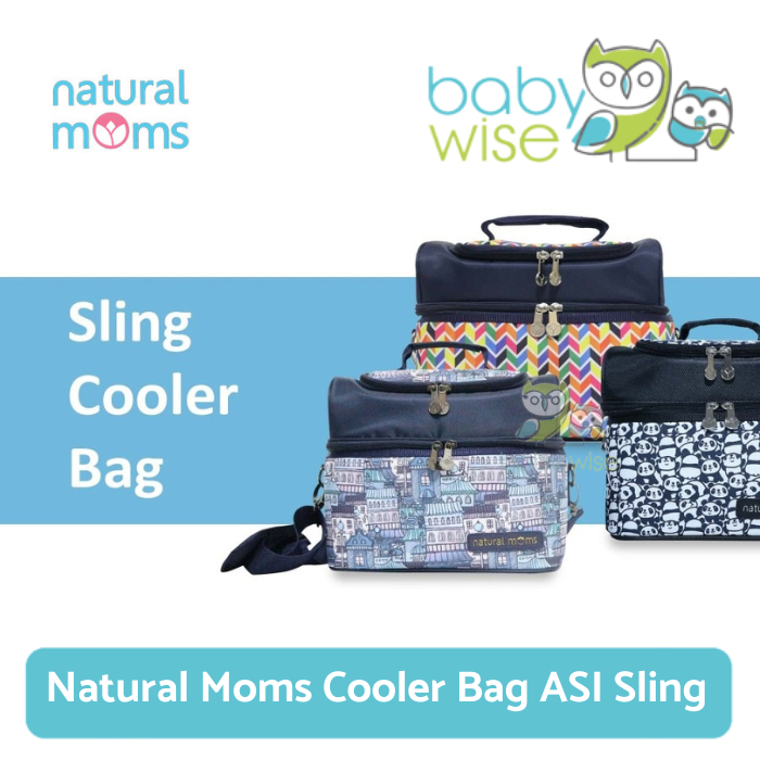 Jual Natural Moms Cooler Bag ASI Sling - Tas Penyimpanan Asi | Shopee ...