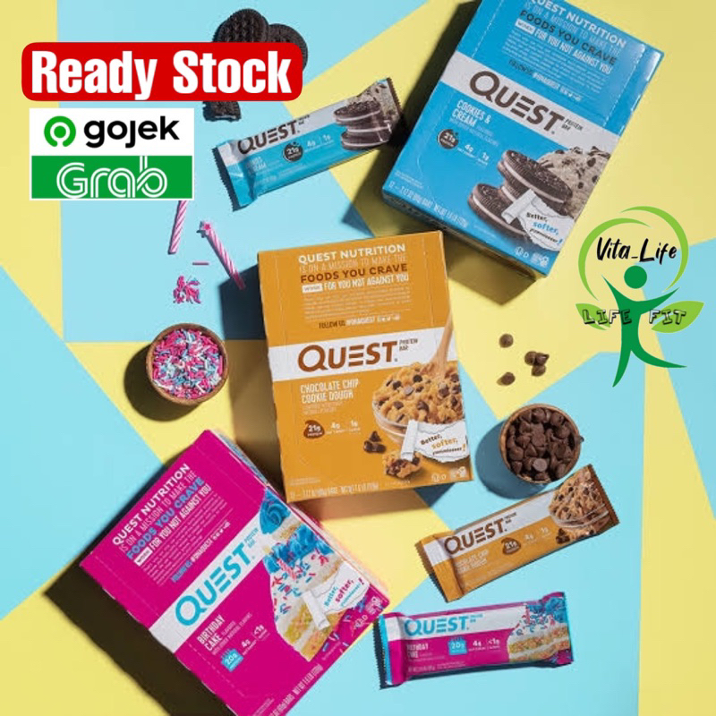 Jual QUEST PROTEIN BAR - ORI USA | Shopee Indonesia