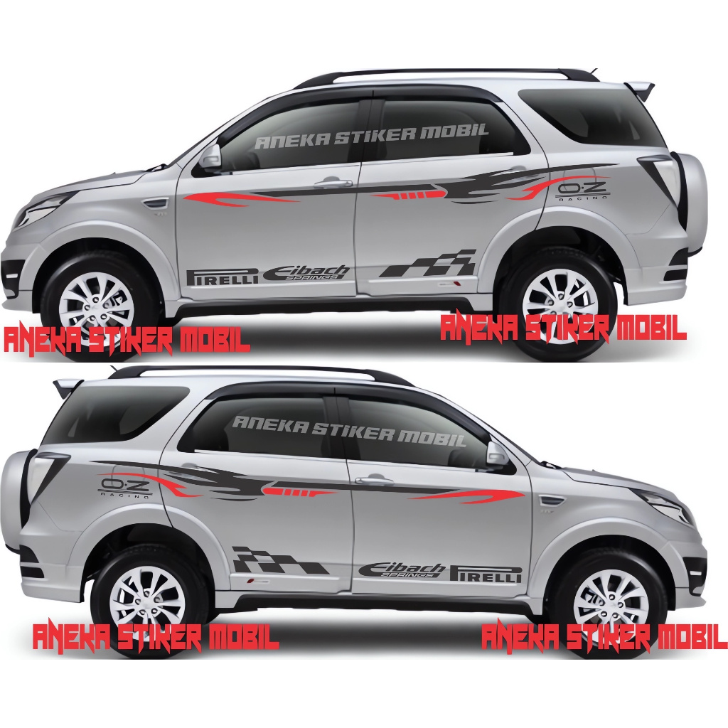 Jual Stiker Mobil Toyota Rush Model Simple | Shopee Indonesia