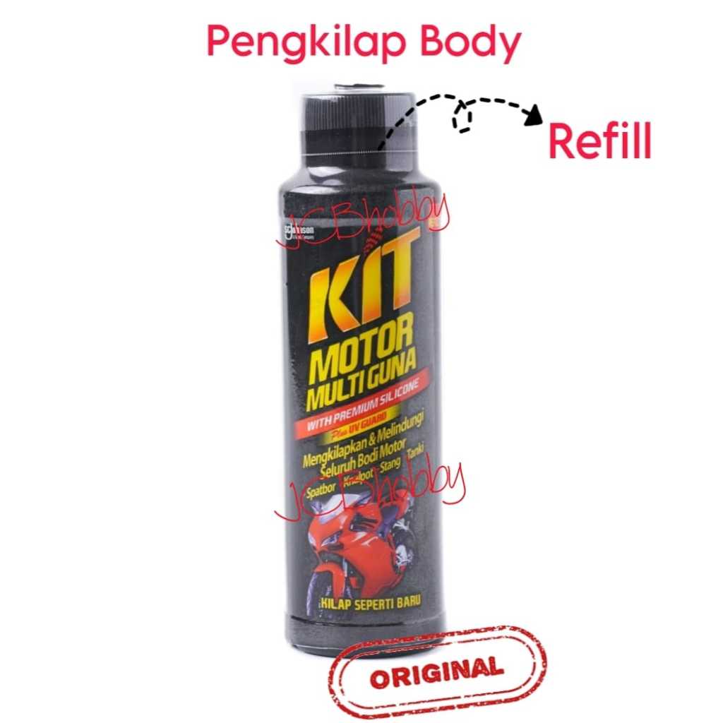 Jual Pengkilap bodi KIT motor multi guna REFILL 100 ml | Shopee Indonesia