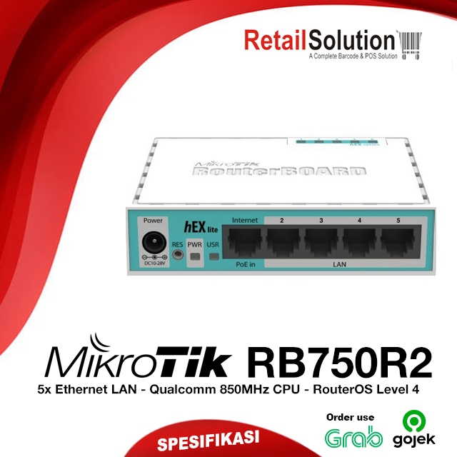Jual Mikrotik Routerboard RB750r2 (hEX LITE) | Shopee Indonesia