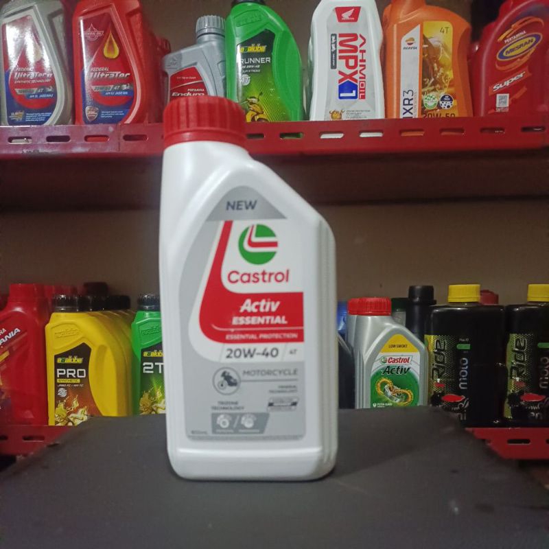 Jual Oli Motor Castrol ACTIV 4T / 4 Tak 20W-40 0,8 Liter 100% Asli ...