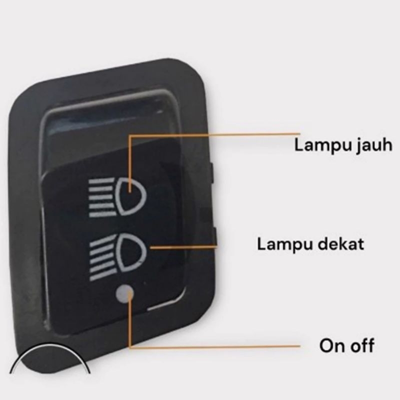 Jual Saklar Lampu Tombol DIM 3 Titik Revo / Beat FI / Blade New / Vario ...