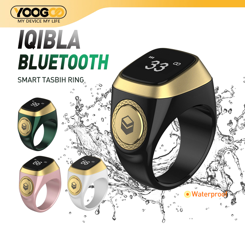 Jual 【Original】Iqibla Zikr Ring Tasbih Digital Tasbih Smart IQIBLA Ring ...