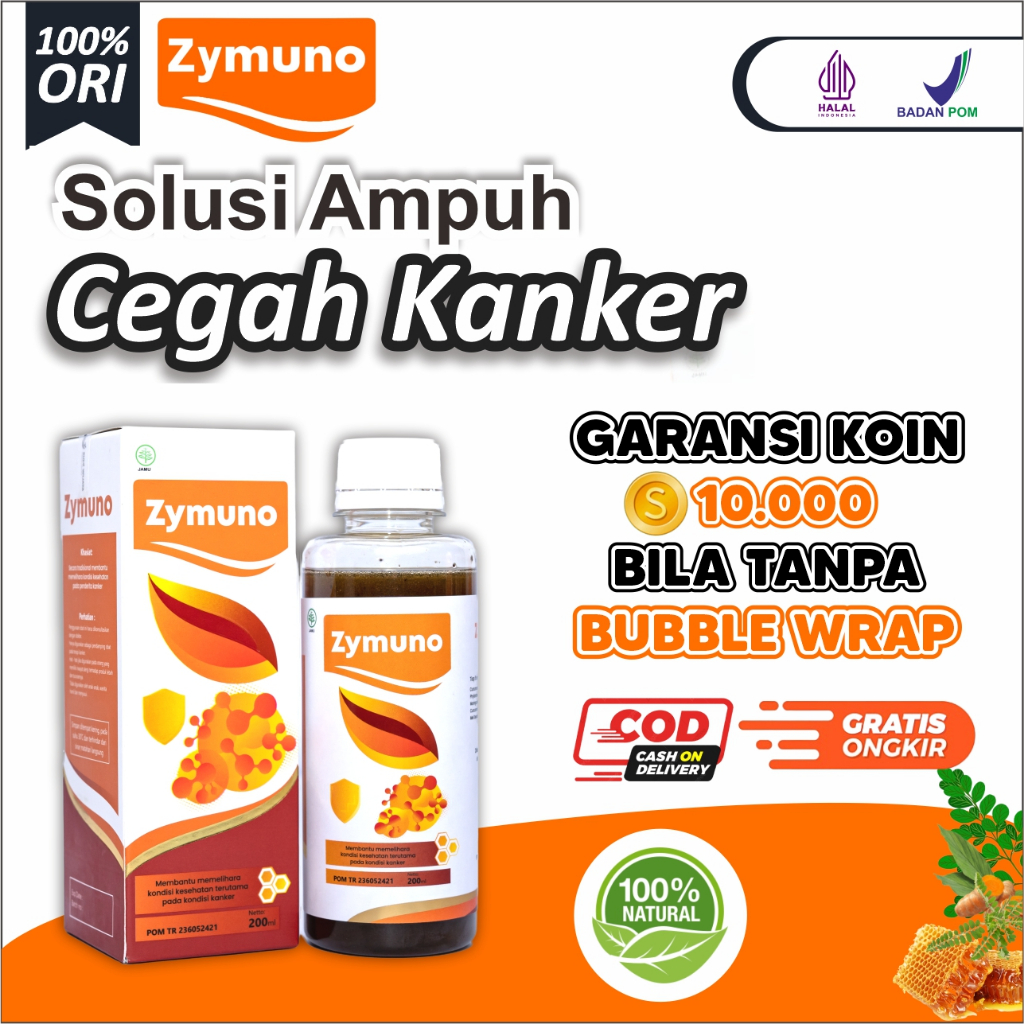 Jual ZYMUNO Madu Herbal Bantu Atasi Kanker Tumor Original Herba 100 ...