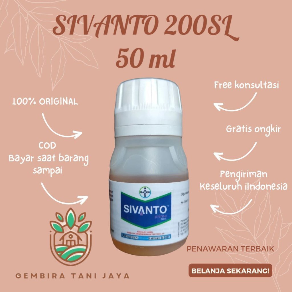 Jual Insektisida BAYER SIVANTO PRIME spesialis kutu 200SL isi 50ML ...