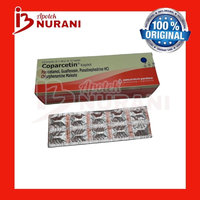 Jual COPARCETIN STRIP @10 TABLET obat batuk pilek | Shopee Indonesia