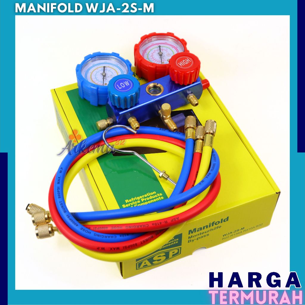 Jual MANIFOLD DOUBLE TEKANAN TINGGGI R32 & R410 PREMIUM CLASS | ANALISER , ANALIZER , MANIFOL ...