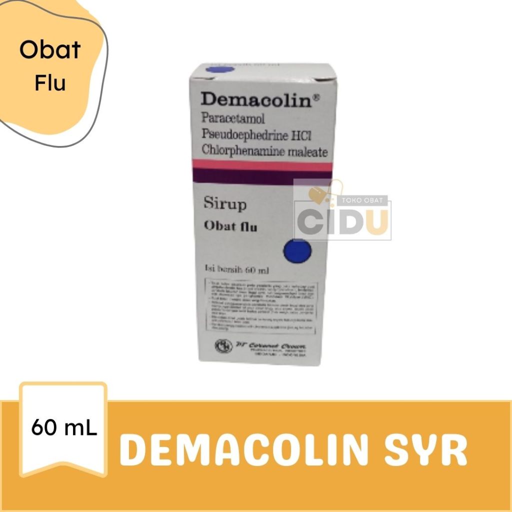 Jual DEMACOLIN SIRUP 60 mL Obat Flu | Shopee Indonesia