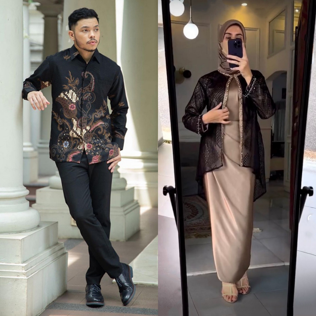 Jual AZKANA BATIK - Kebaya Couple Modern Kebaya Wisuda Lamaran Baju ...