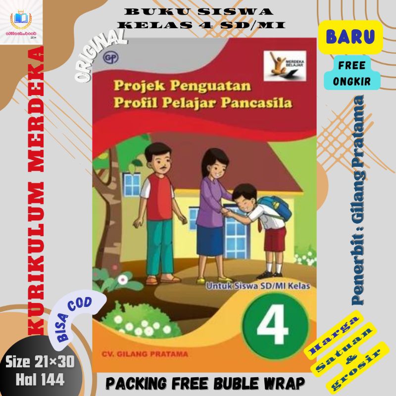 Jual Buku Siswa P5 Projek Penguatan Profil Pelajar Pancasila Kelas 4 Kurikulum Merdeka Penerbit ...