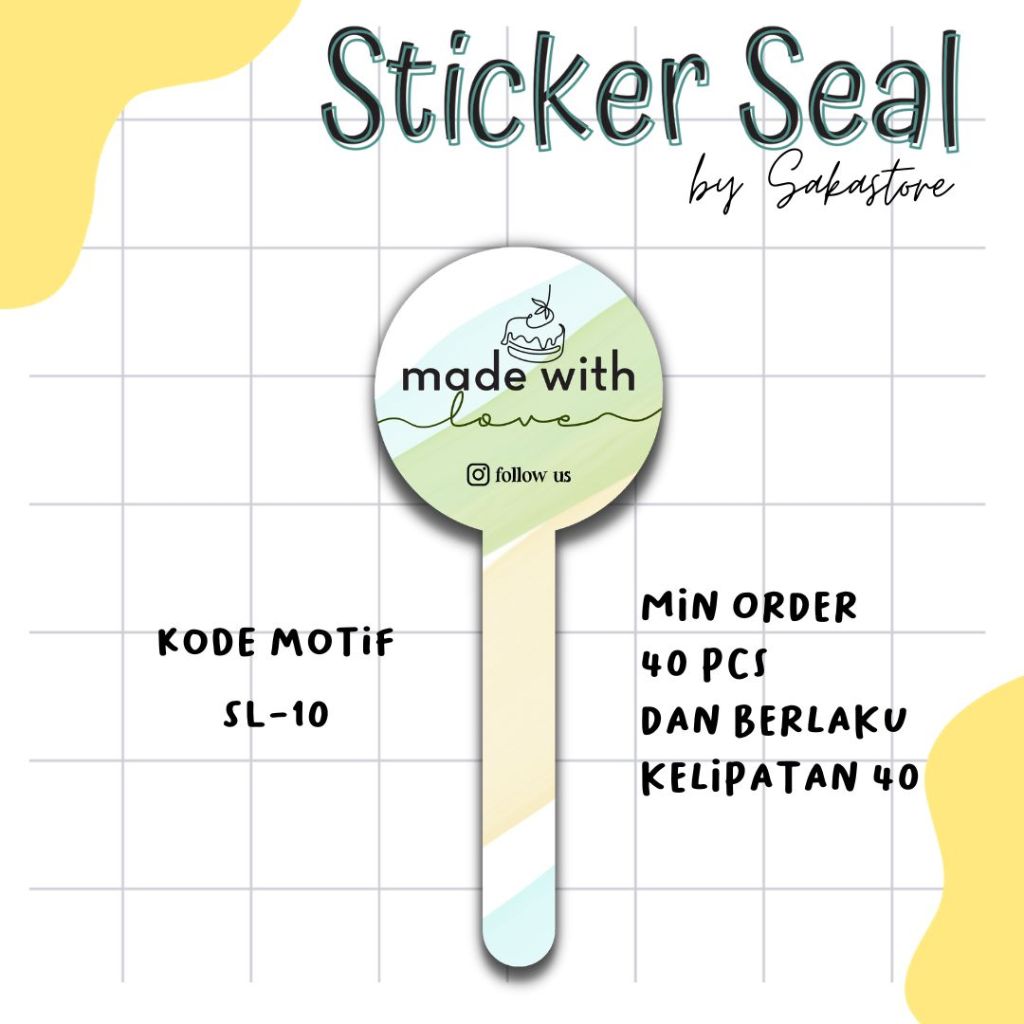 Jual STIKER SEAL CUSTOM MURAH / STICKER SEAL TOPLES CUSTOM / STICKER ...