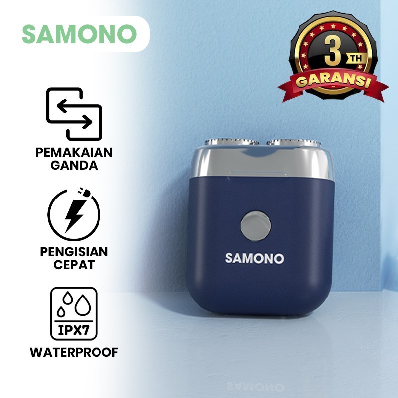 Jual Samono Shaver SW-ESB45 Alat Cukur Kumis Jenggot Elektrik Waterproof Portable | Shopee Indonesia