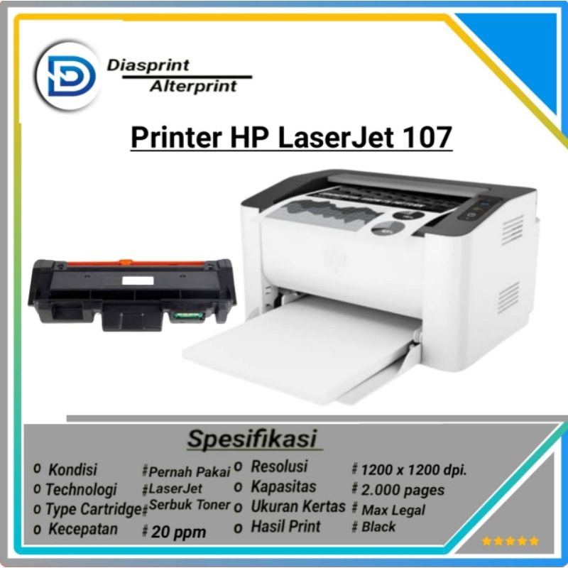 Jual Printer Hp LaserJet Pro M107W Mulus | Shopee Indonesia