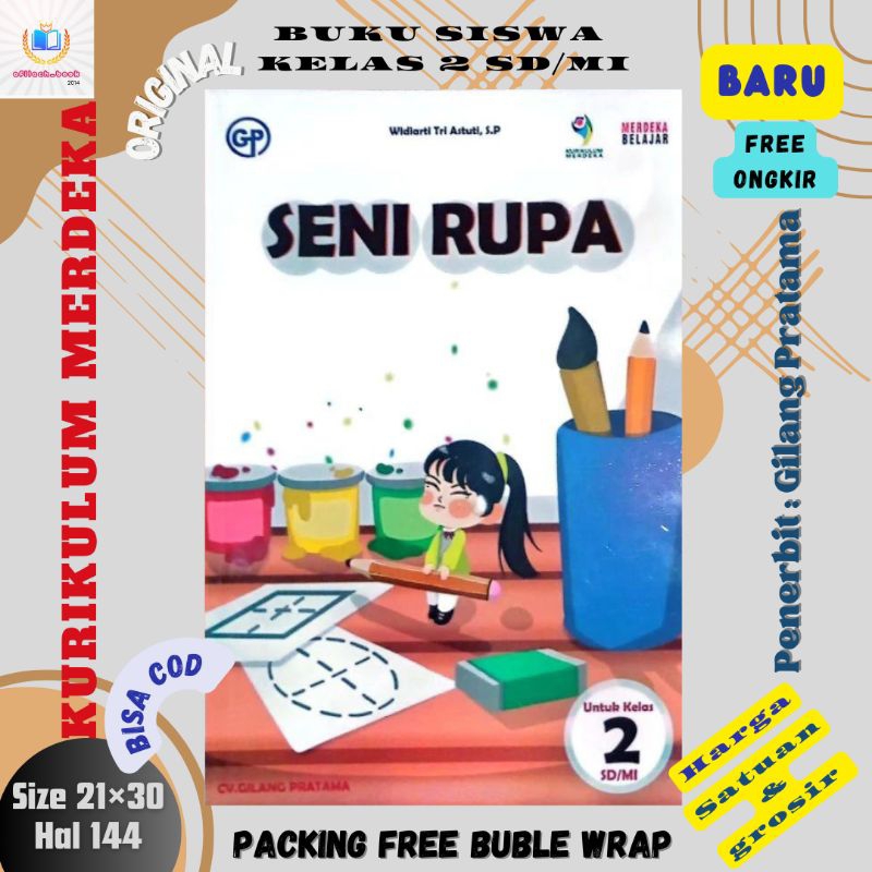 Jual Buku Siswa Seni Rupa Kelas 2 SD Kurikulum Merdeka Penerbit CV Gilang Pratama | Shopee Indonesia