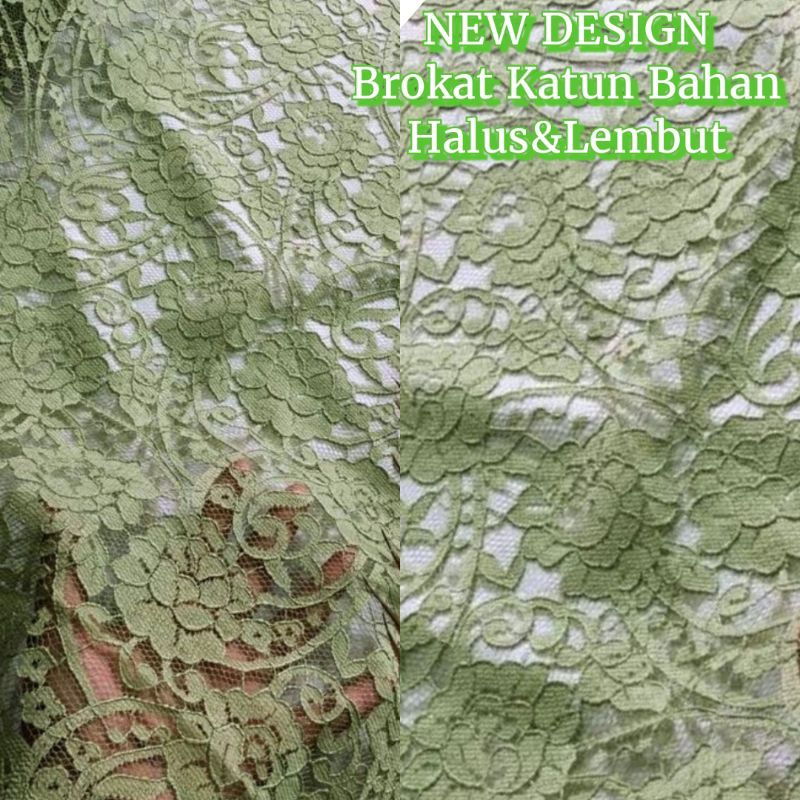 Jual Kain Brokat Meter Kain Brokat Bahan Kebaya Murah | Shopee Indonesia