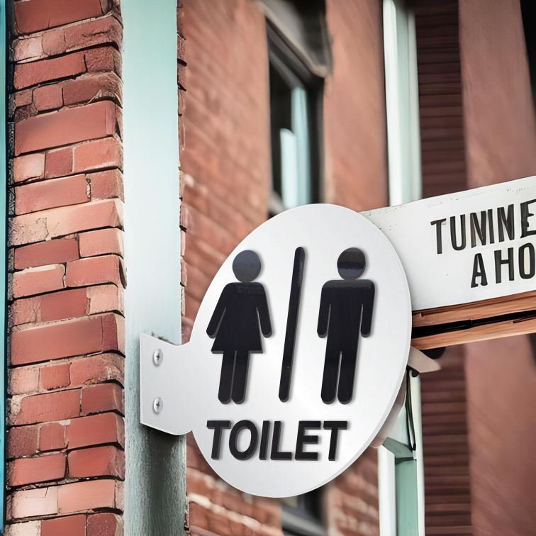 Jual sign board toilet - rest room sign - akrilik sign - pop up signage ... Jual sign board toilet - rest room sign - akrilik sign - pop up signage ...