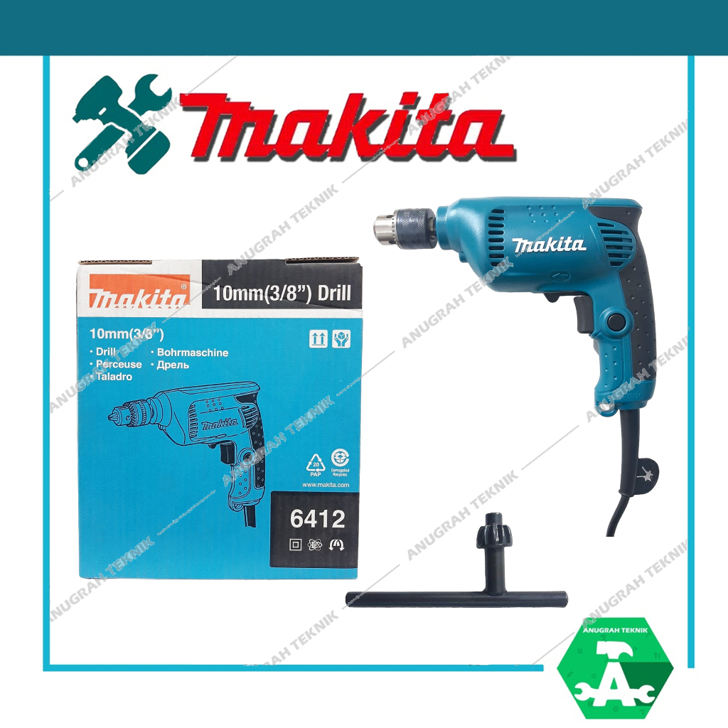 Jual MAKITA Mesin Bor Tangan 6412 10 mm / Mesin Bor Listrik 10mm Makita | Shopee Indonesia