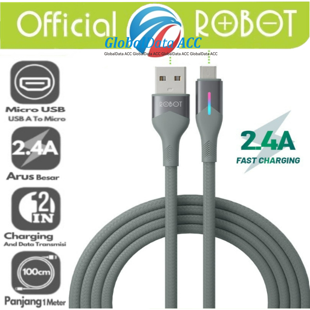 Jual ROBOT Kabel Data RFM100 RFC100 RFL100 Kabel Data Mikro Type C ... Jual ROBOT Kabel Data RFM100 RFC100 RFL100 Kabel Data Mikro Type C ...