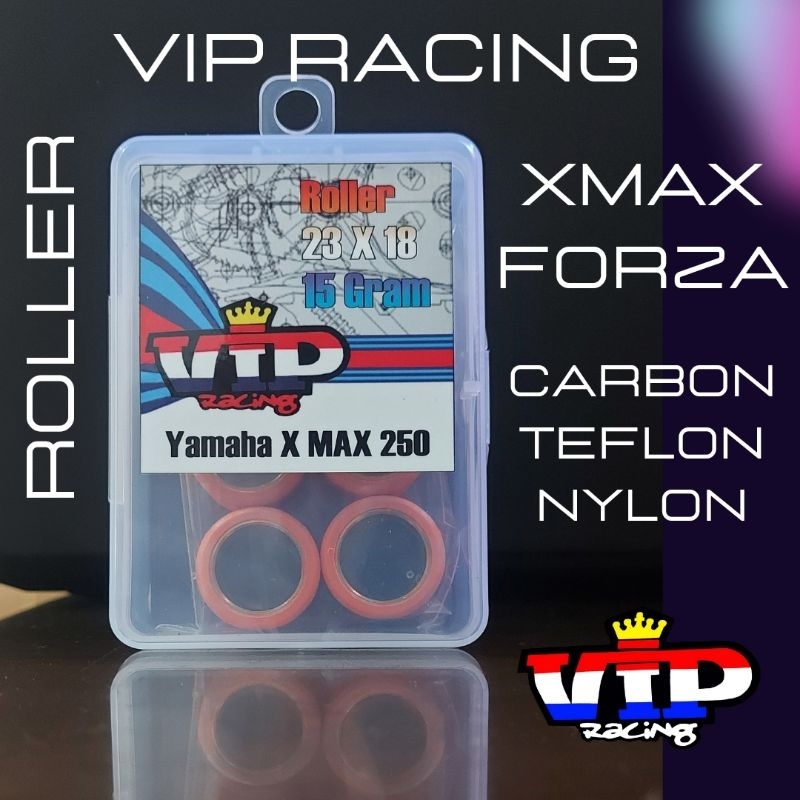 Jual Roller VIP Racing Carbon Teflon Nylon Yamaha Xmax 250 Honda Forza ...