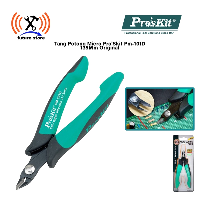 Jual PROSKIT PM-101D TANG POTONG-CUTTING PLIERS MICRO 135MM ORIGINAL ...