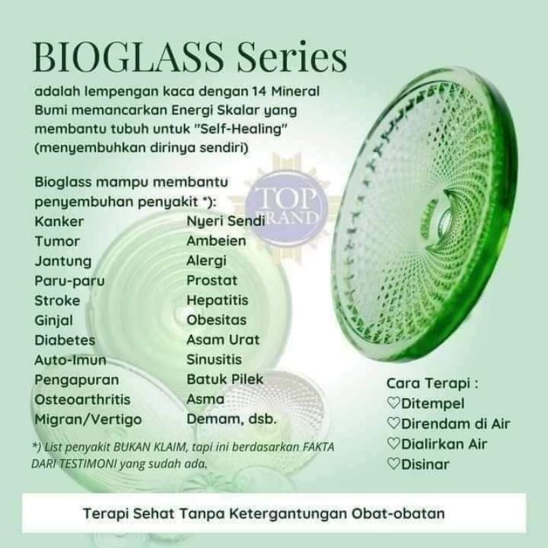 Jual MCI Bioglass 2S Diamond Mengandung 14 mineral alami bumi dan ...