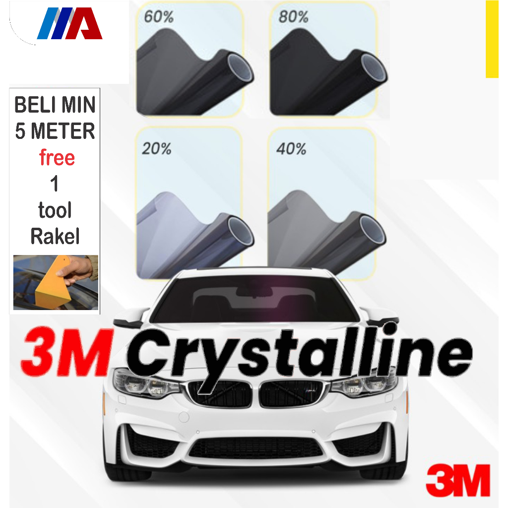 Jual Kacafilm 3M Crystalline/Kacafilm mobil/Kacafilm gedung/Kacafilm rumah/Kacafilm kantor ...