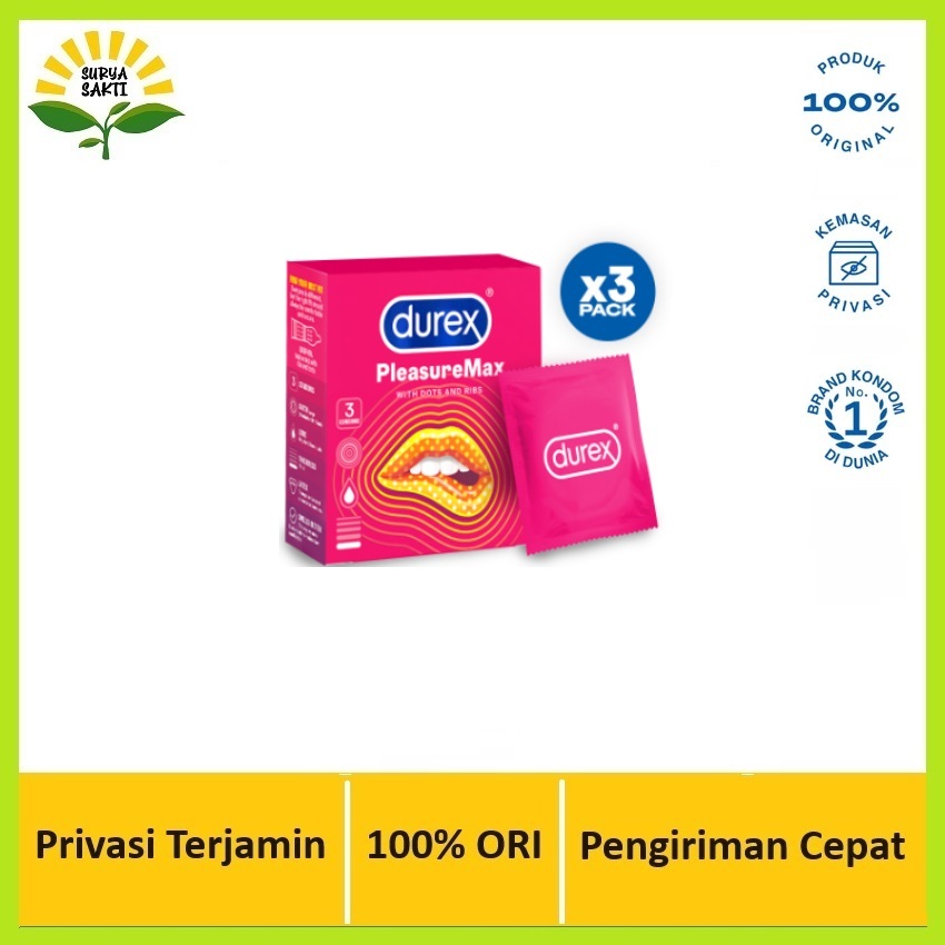 Jual Kondom Durex Pleasuremax - Isi 3 | Shopee Indonesia
