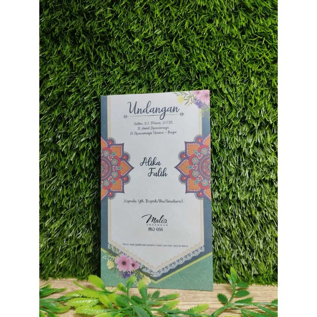 Jual Blangko Undangan Pernikahan Maliq 58 Murah | Shopee Indonesia