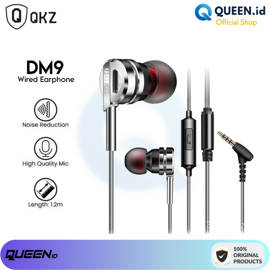 Jual QKZ Kz DM9 Headset Bass Stereo Metal 3.5mm / Qkz Knowledge Zenith ...