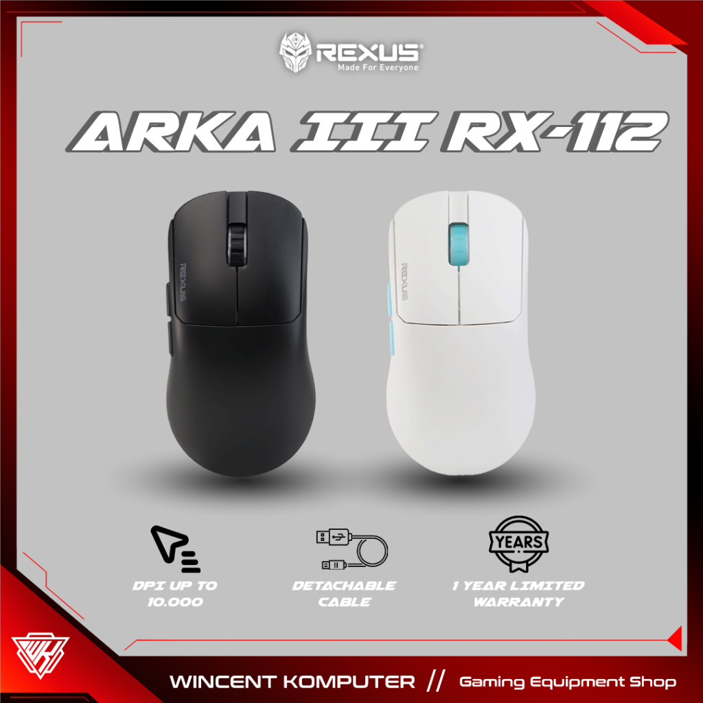 Jual Rexus Mouse Gaming ARKA III RX-112 | Shopee Indonesia