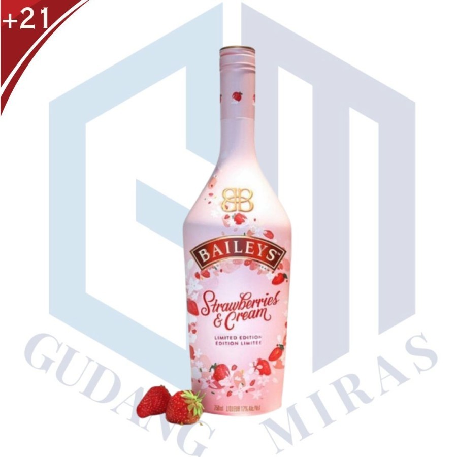 Jual BAILEYS STRAWBERRY AND CREAM 700 BAILEYSS LIQUER BAILEYS' BAILEY ...