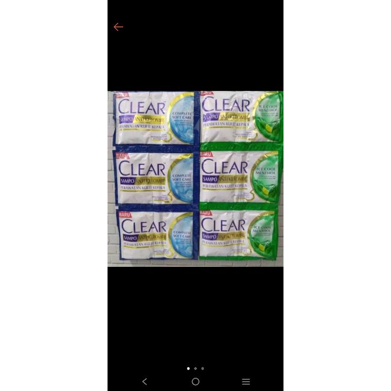 Jual shampo clear sachet isi 24 pcs | Shopee Indonesia
