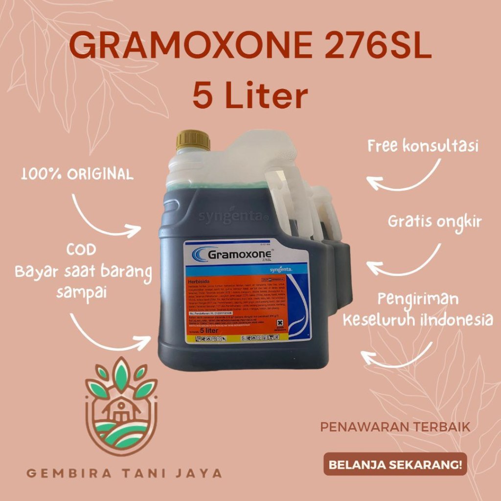 Jual HERBISIDA GRAMOXONE 276 SL kemasan 5 LITER | Shopee Indonesia