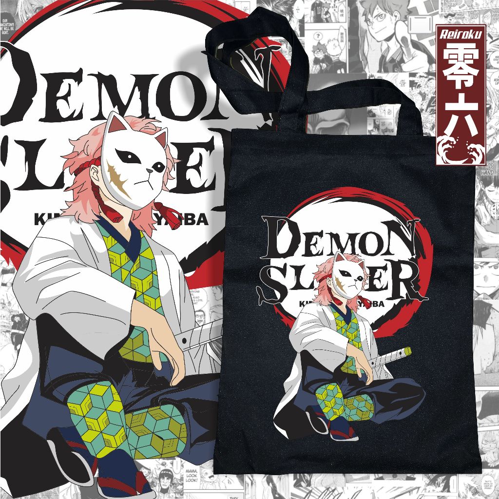 Jual Tas Totebag Anime Sabuto Demon slayer | Shopee Indonesia