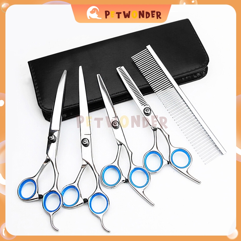 Jual Grooming Gunting Hewann Profesional Stainless Steel Cat Grooming ...