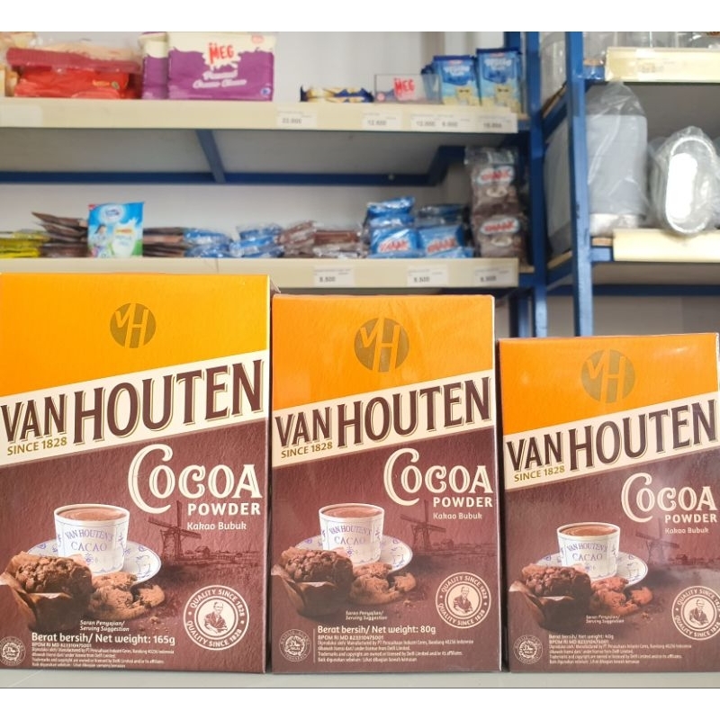 Jual Van Houten Cocoa Powder 165Gr / 80gr / 40Gr | Shopee Indonesia