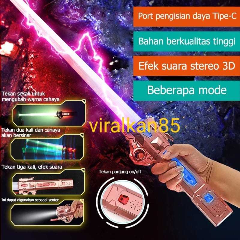 Jual viralkan85 Mainan LIGHTSABER STAR mainan pedang lampu suara mainan ...