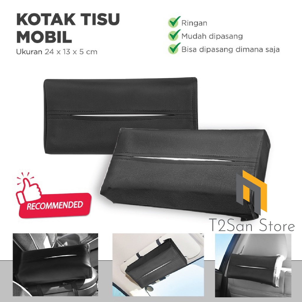 Jual Tempat tissue mobil kulit premium | Shopee Indonesia