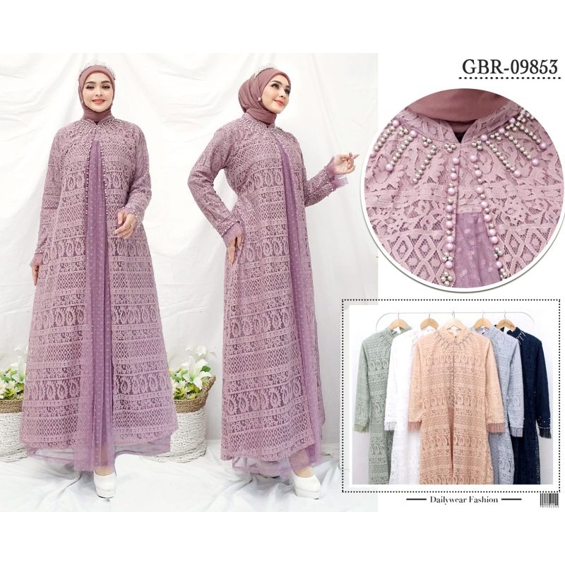 Jual GAMIS BROKAT OZIAS // KEBAYA BRUKAT KAGURA //MALIKA // PREMIUM SERAGAMAN // BRIDESMAIDS ...