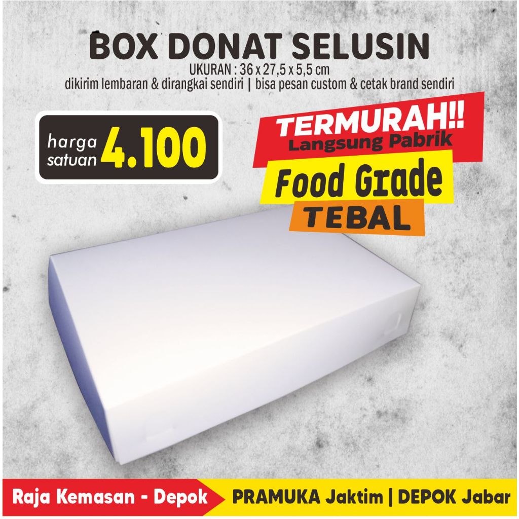 Jual Donat Isi 12 Ivory Polos | Shopee Indonesia