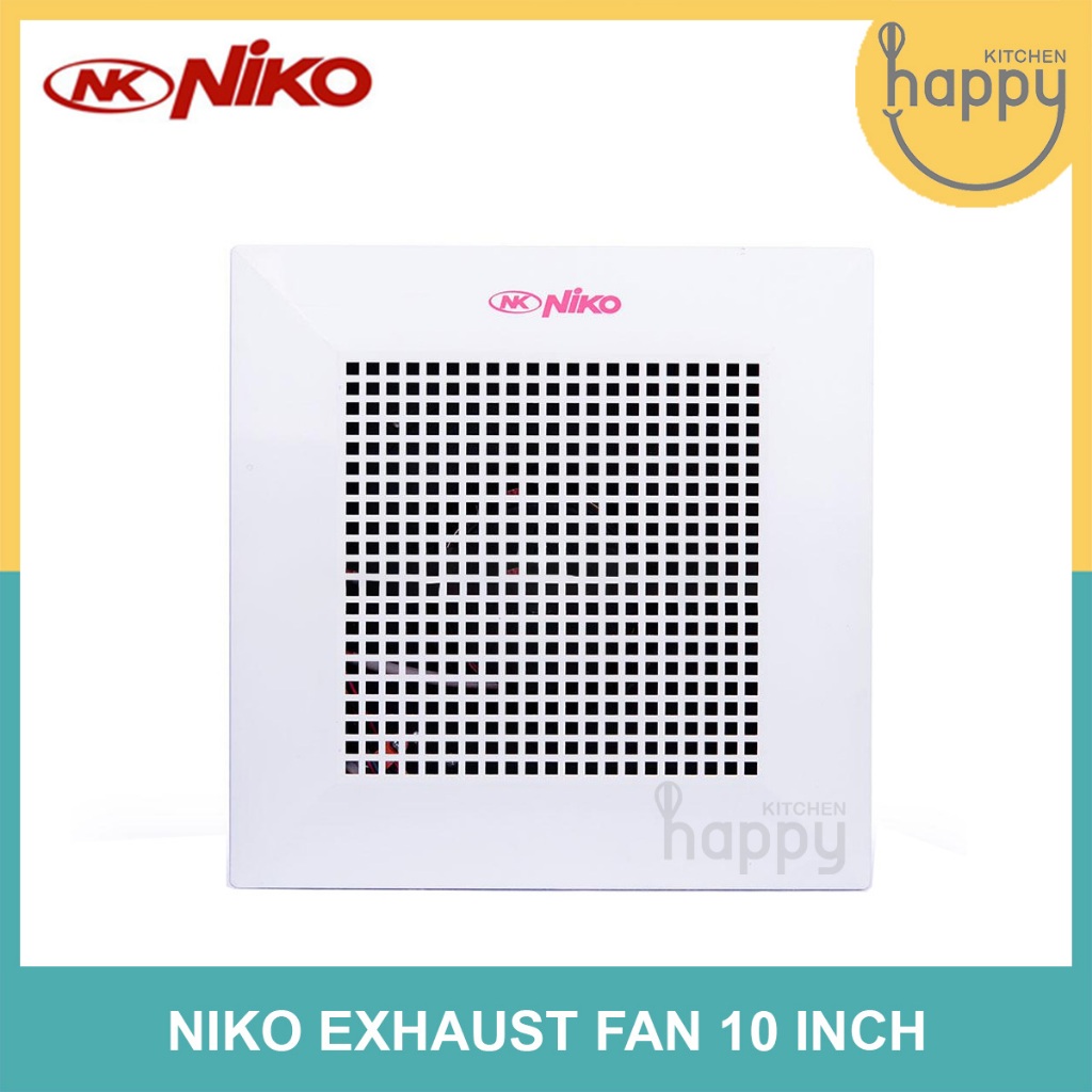Jual Niko Exhaust Fan 10 Inch Kipas Penyedot Udara Ceiling Plafon NKAF ...