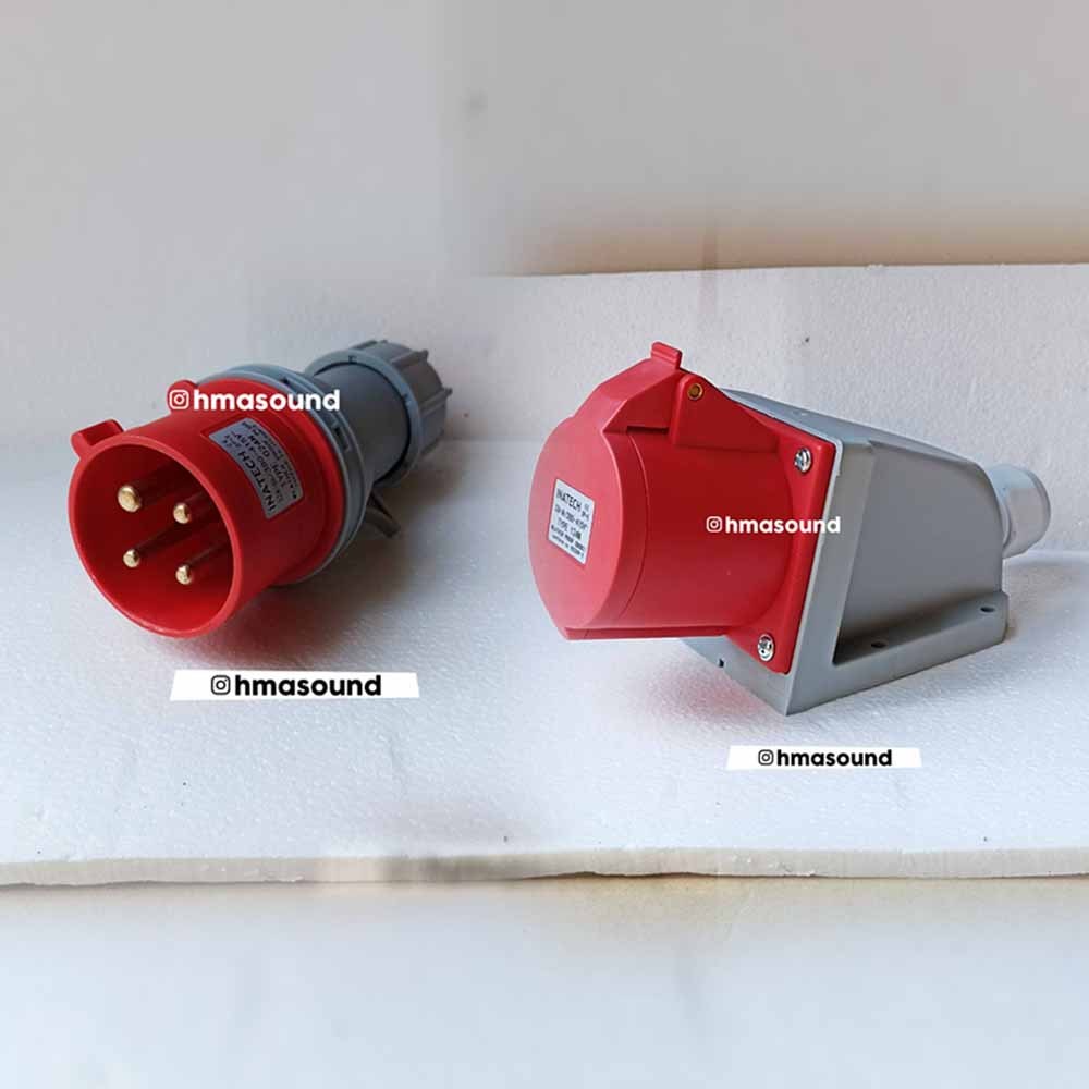 Jual Industrial Plug dan Socket 4 Pin 32 Ampere 1set | Shopee Indonesia