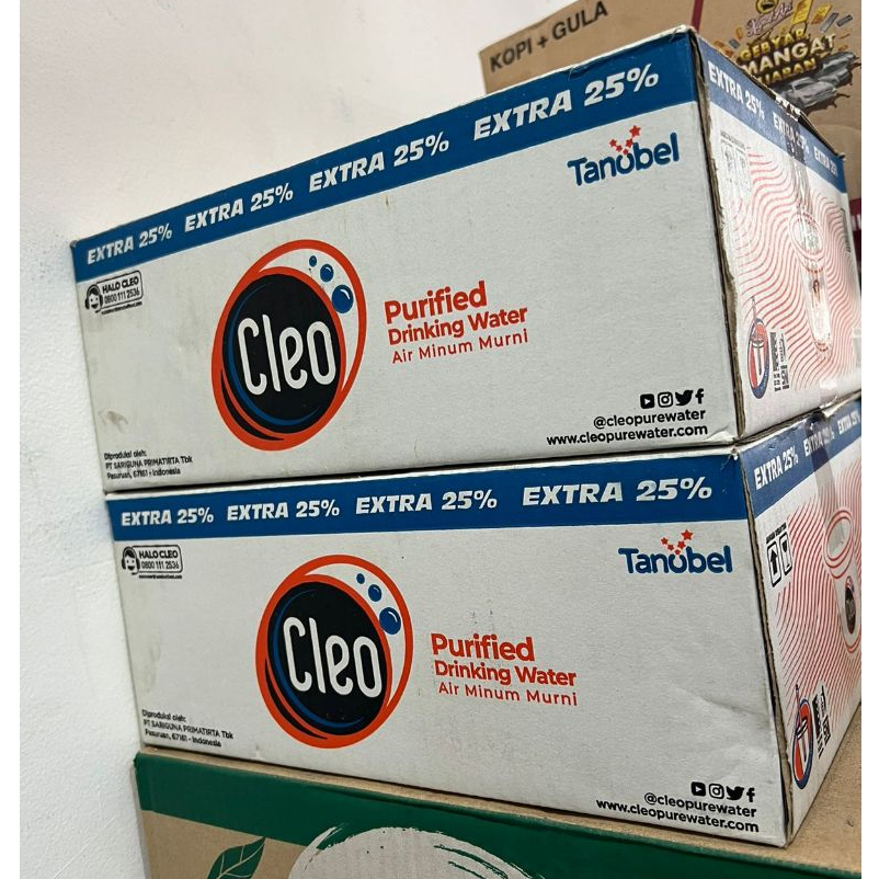Jual Cleo Air Mineral Cup 120 ml isi 40pcs (120ml x 40 pcs) | Shopee ...