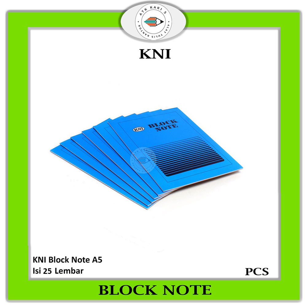 Jual KNI - Block Note A5 / Buku Seminar - Pcs | Shopee Indonesia