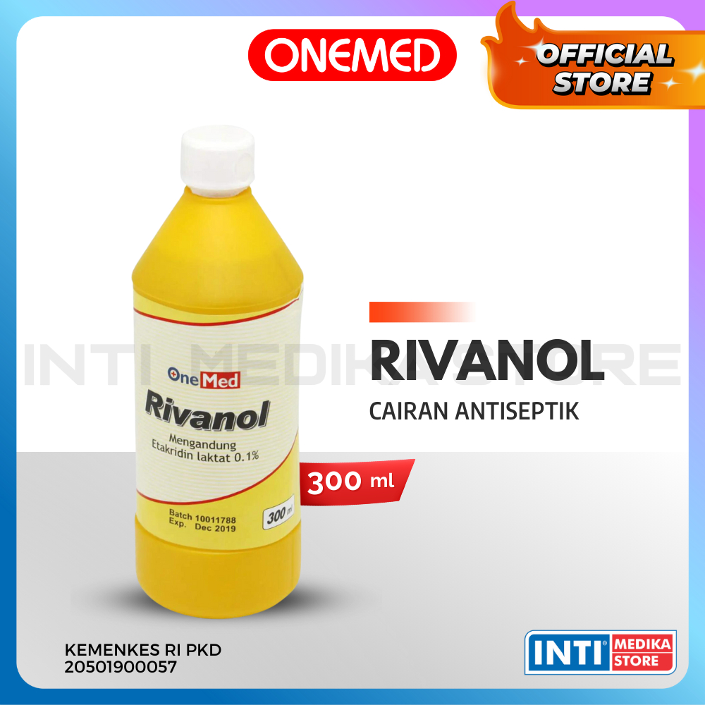 Jual ONEMED - Rivanol 300 ml / Antiseptik Pembersih Luka | Shopee Indonesia